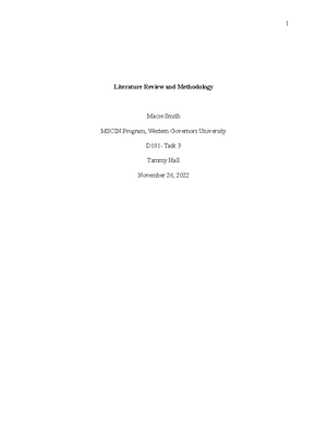 WGU Capstone Proposal Form - WGU Capstone Proposal Template: Master of ...
