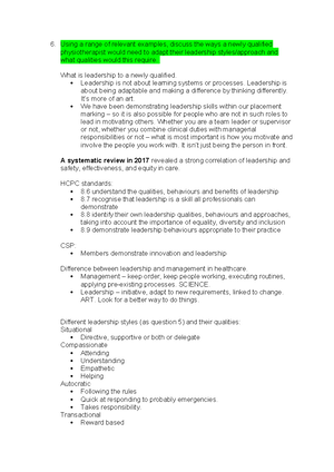 CLi P Assessment FAQs 23-24 - Consolidation of Learning into Practice ...