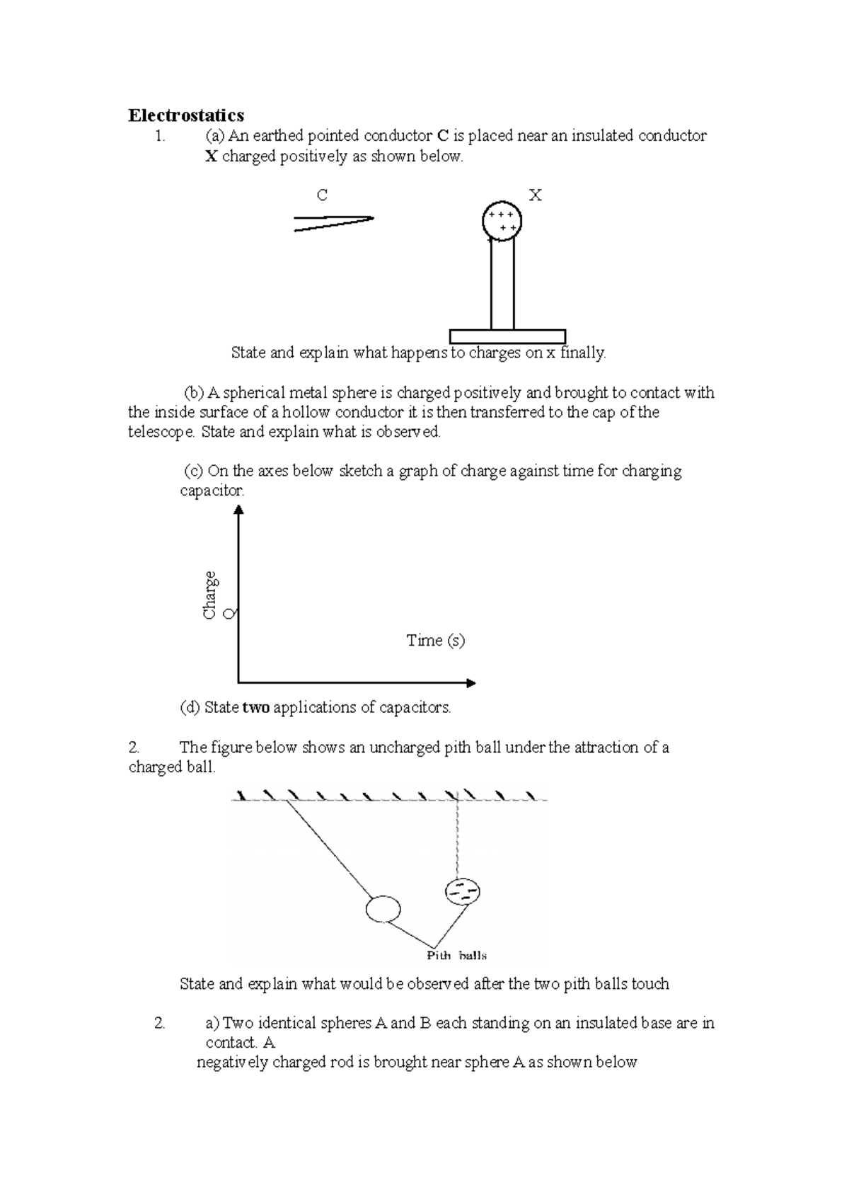 -Electrostatics - physics revision notes - ChargeQ Time (s ...