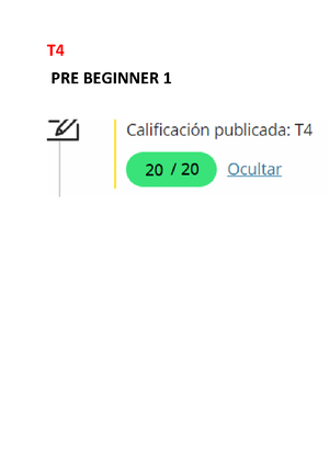 Cuestionario 12 Comunicación I - Pre beginner - Studocu