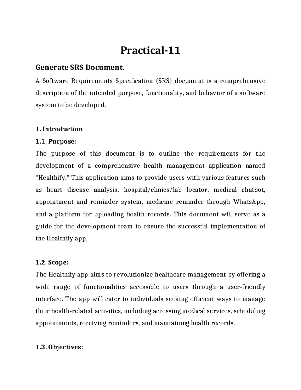 SRS Document - A Software Requirements Specification (SRS) document is ...