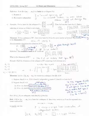 Linear algebra in 4 pages - Linear algebra explained in four pages ...