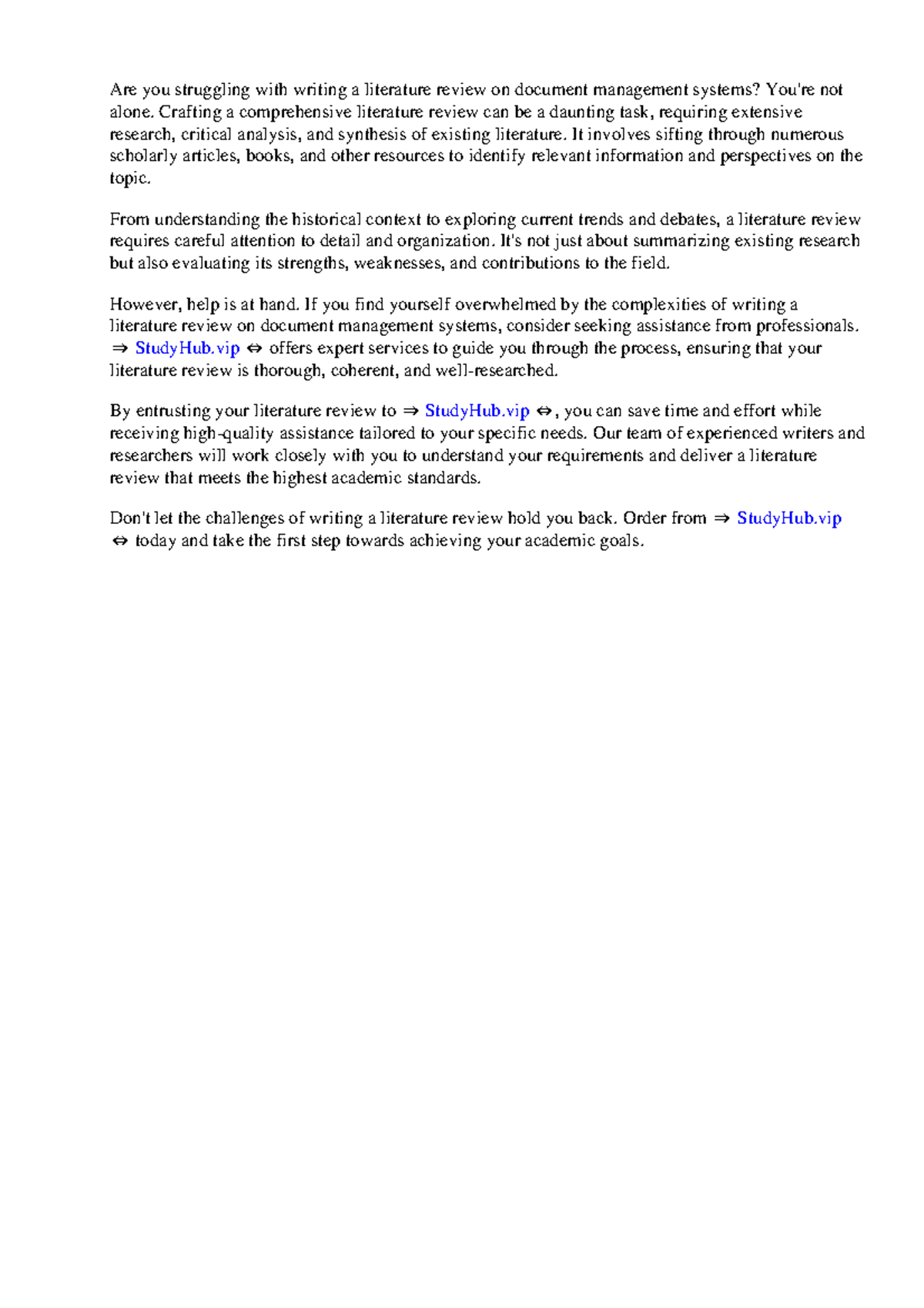 Literature Review On Document Management System - Are you struggling ...