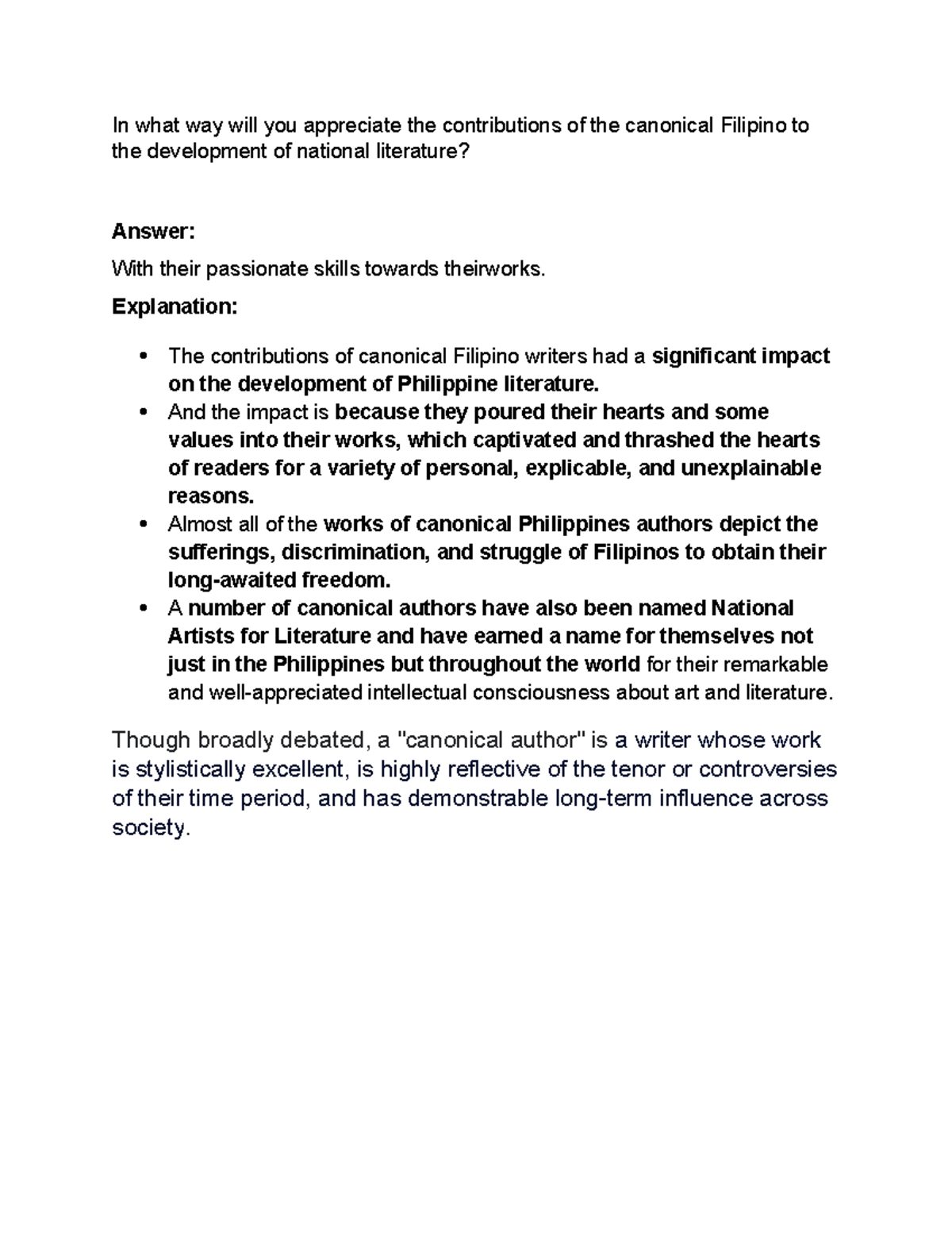 Canonical Authors - In what way will you appreciate the contributions ...