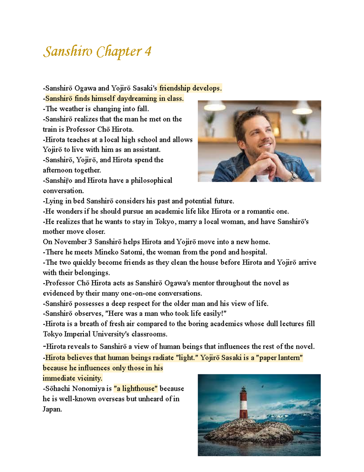 Sanshiro Chapter 4 -Sanshirō finds himself daydreaming in class. -The weather is changing into ...