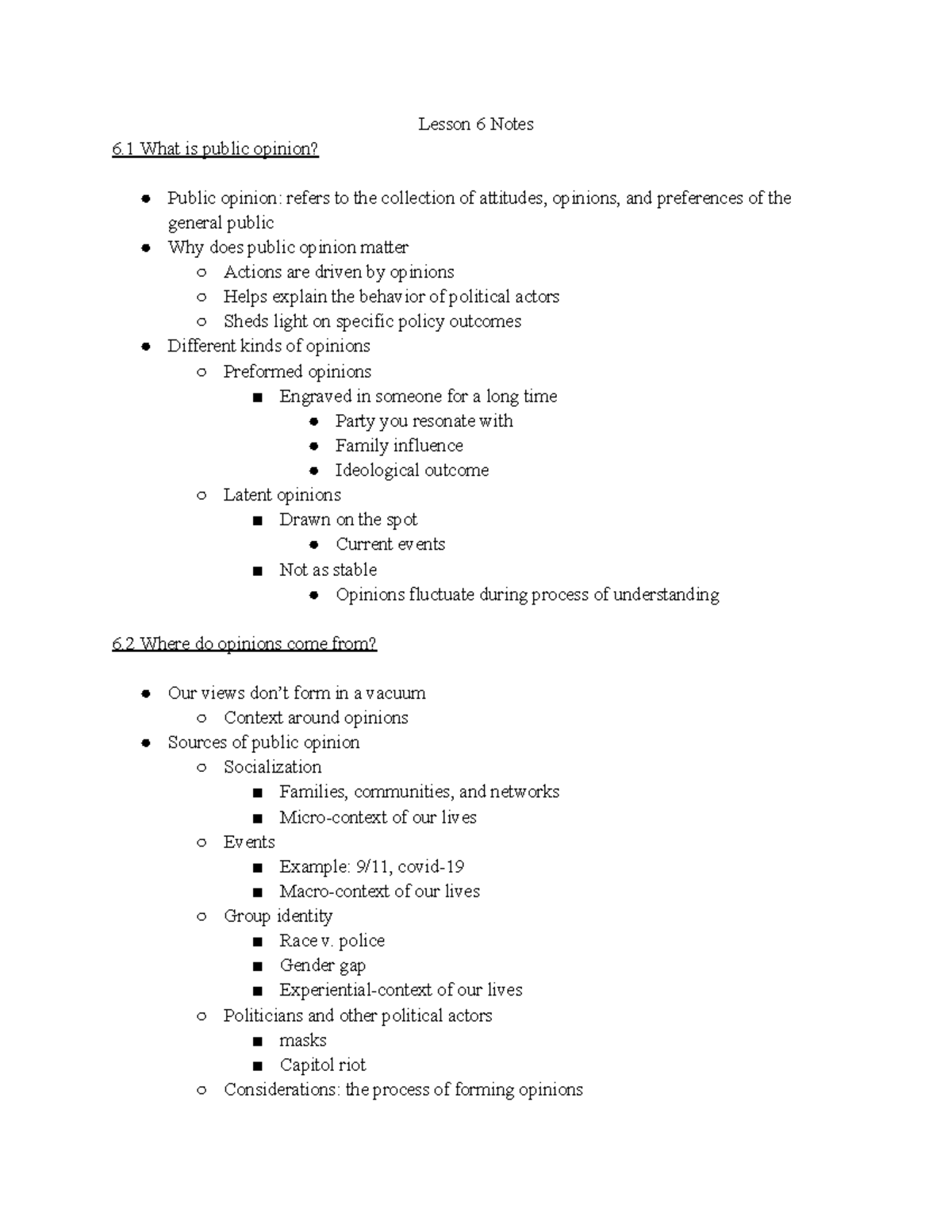 Module 3 Notes - Professor Cale Crammer Intersession '23 - Lesson 6 ...