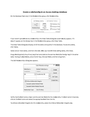 Database Exam Chapter 5 - NAME: Course/Yr. Sec.: Chapter 5 Logical ...