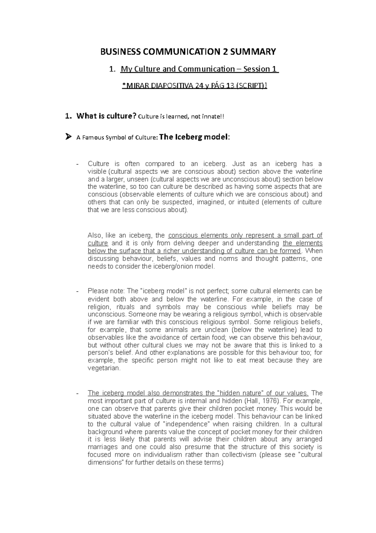 Business Communication 2 Summary 1-3 - BUSINESS COMMUNICATION 2 SUMMARY ...