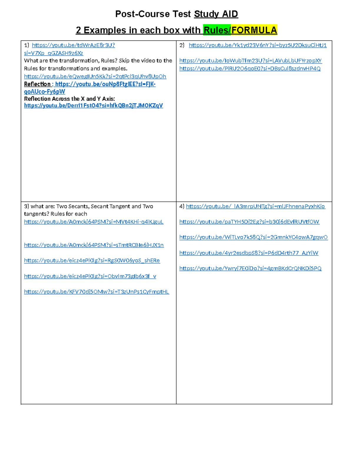 Study AID online 4 - te ayuda - Post-Course Test Study AID 2 Examples ...