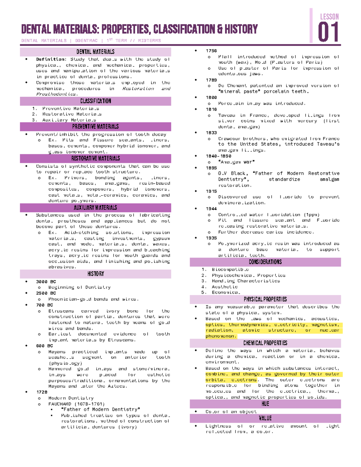 Dentistry; dent materials;properties,classification &history - Dental ...