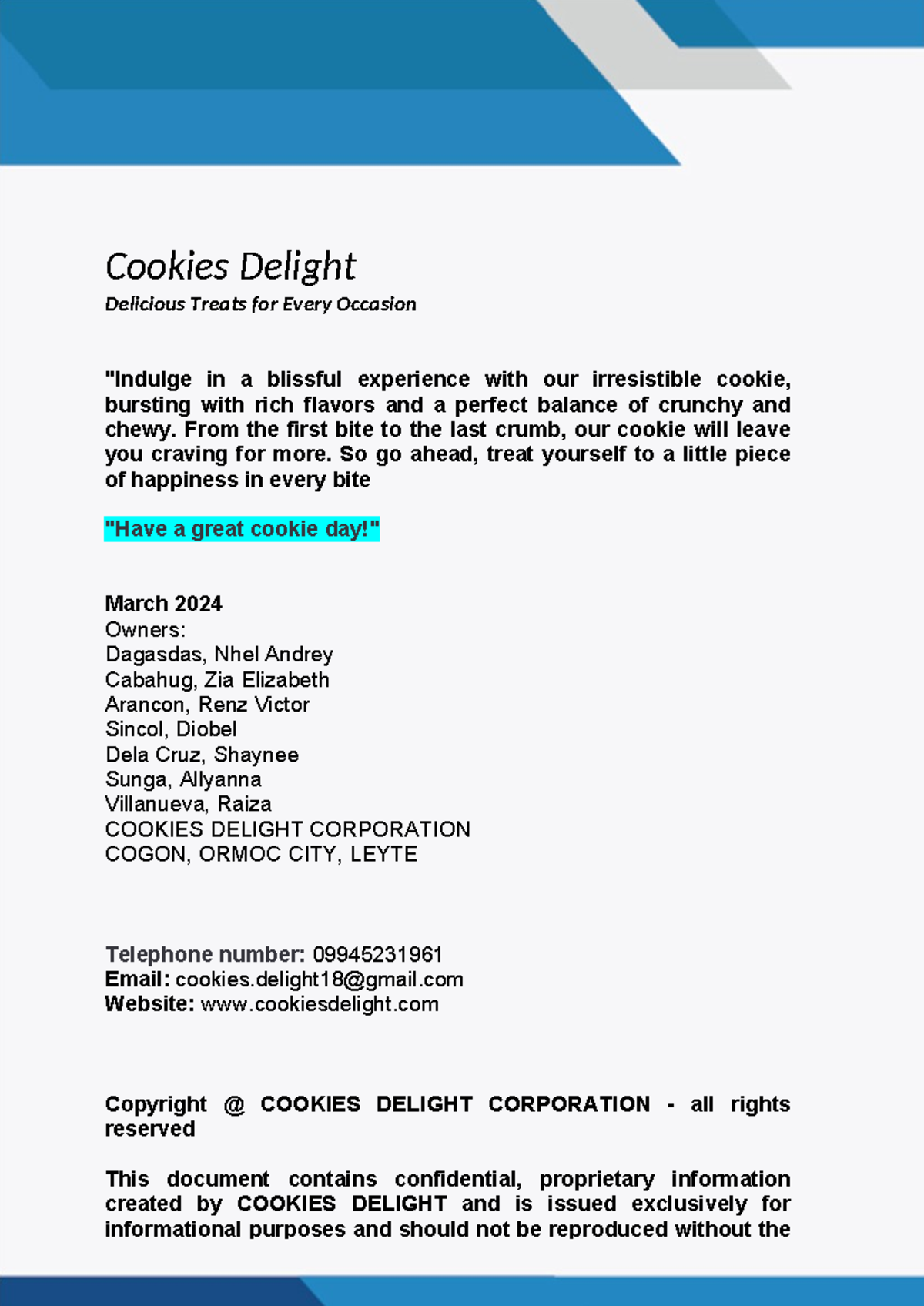 Cookies- Delight - AMA - Cookies Delight Delicious Treats for Every ...