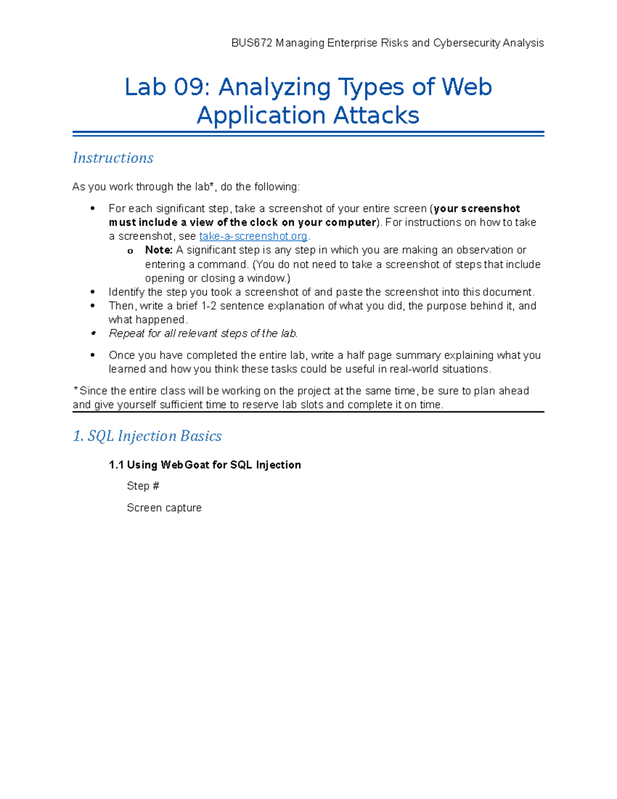 Netlab 9 Labs - test - Lab 09: Analyzing Types of Web Application ...