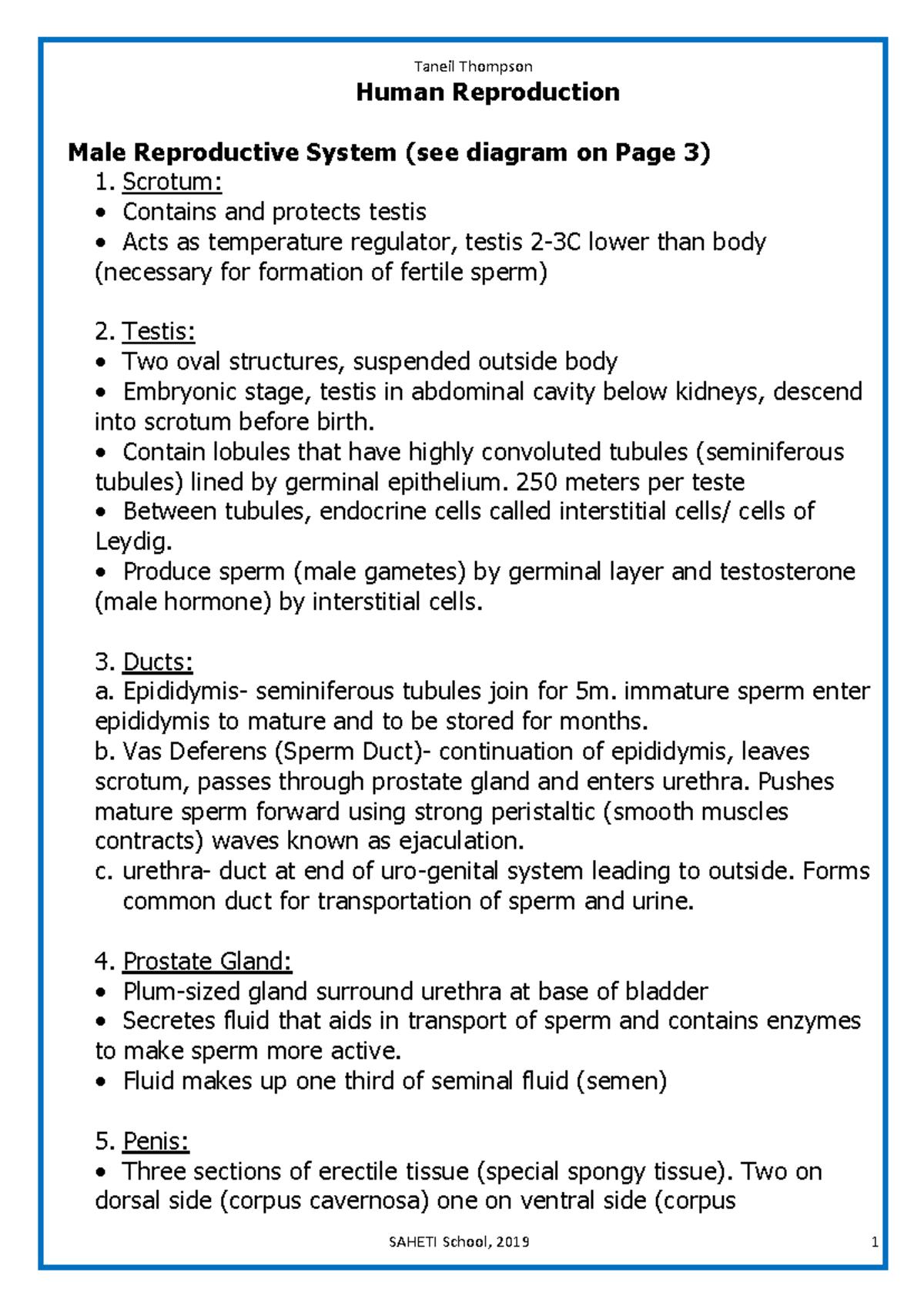 2.4. Human Reproduction PDF - Human Reproduction Male Reproductive ...