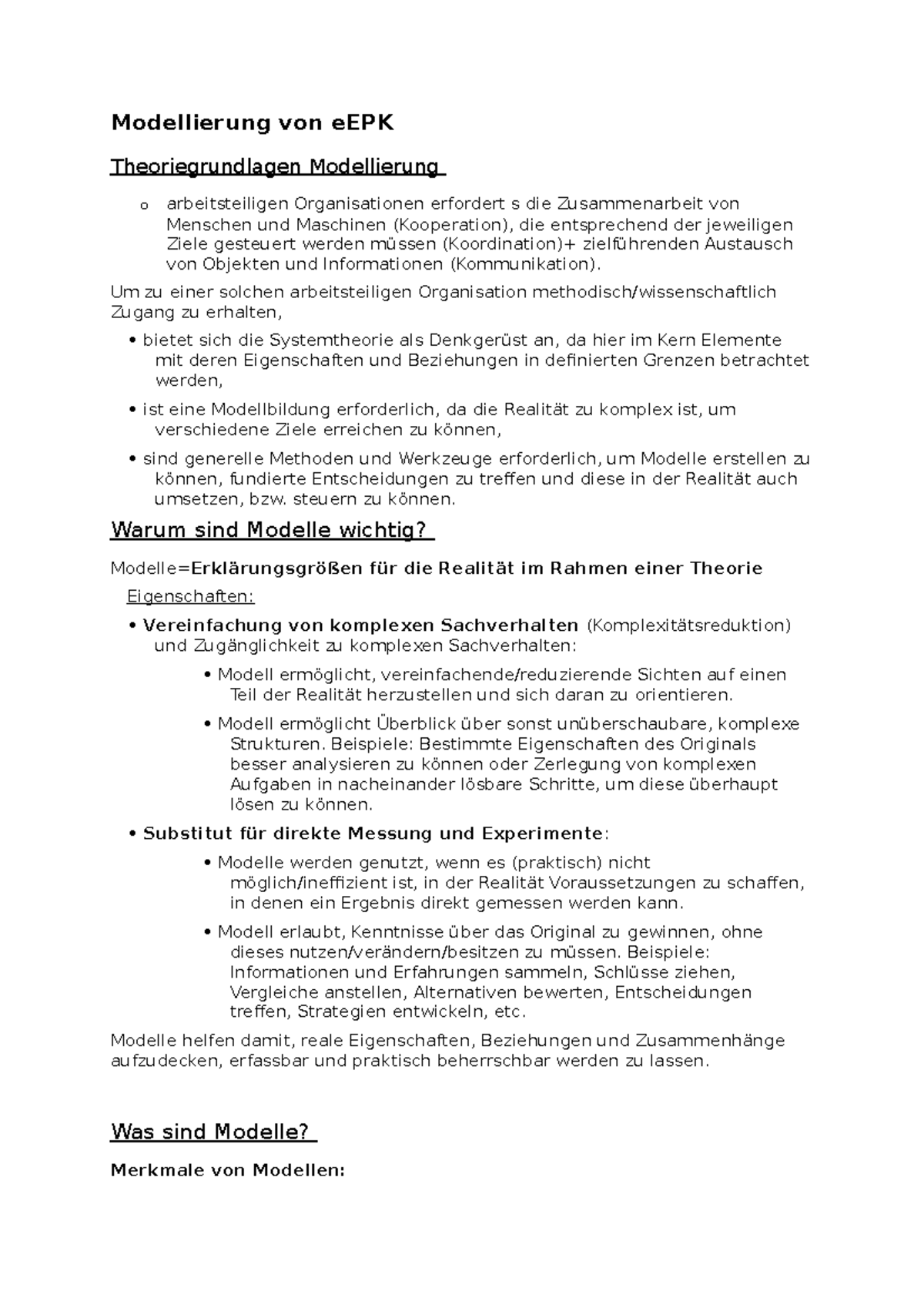 Modellierung von e EPK - Modellierung von eEPK Theoriegrundlagen ...