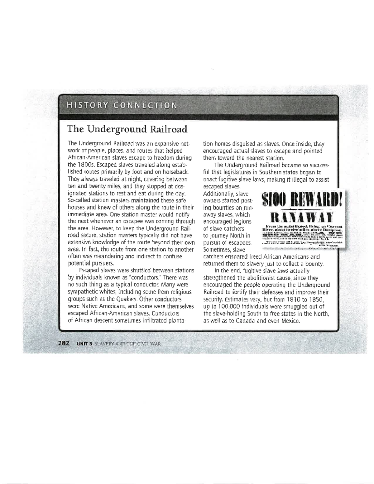 Underground+Railroad,+Slavery,+and+Civil+War - Studocu