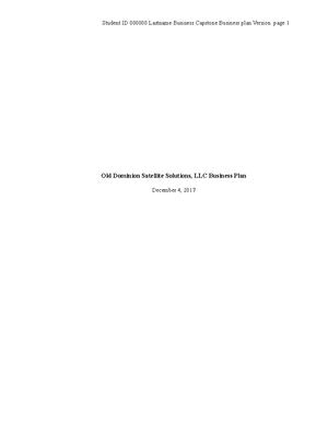 QGT1 Business Management Capstone Business Plan-Passing Paper, No ...