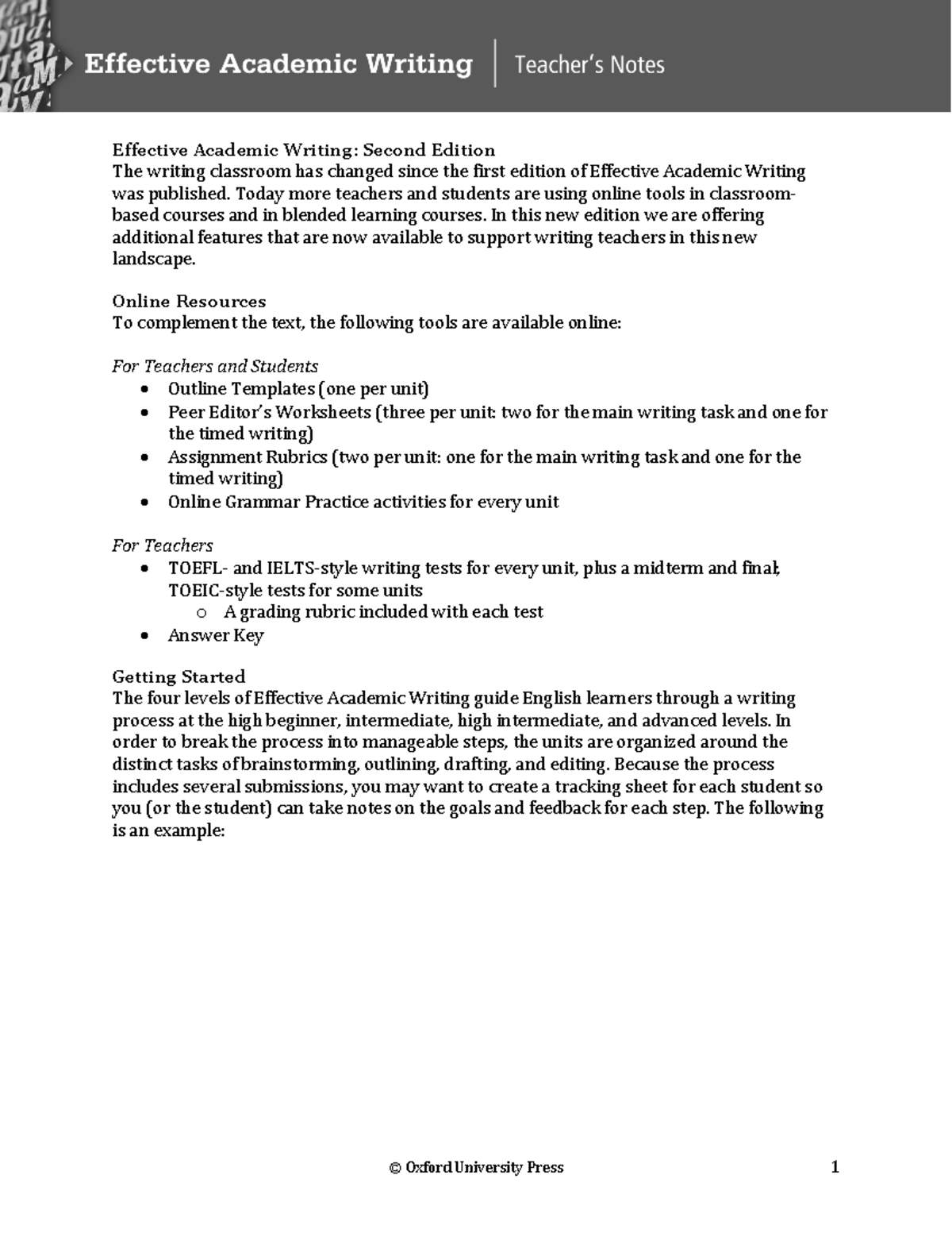 EAW Teachers Notes - I recommend to read this book. - Effective ...