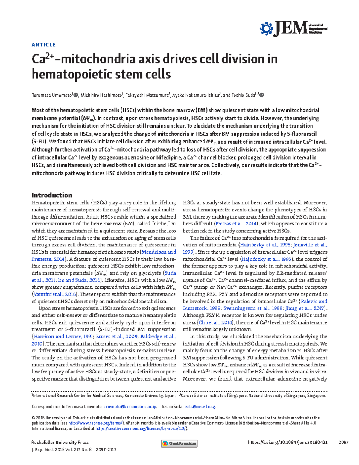 Matin Al-Jabali 14298780 Ca2+ mitochonria axis drives cell division in ...