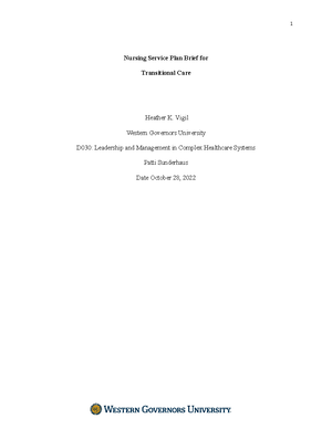 - Task 2 - passed - D 030 - WGU - Studocu