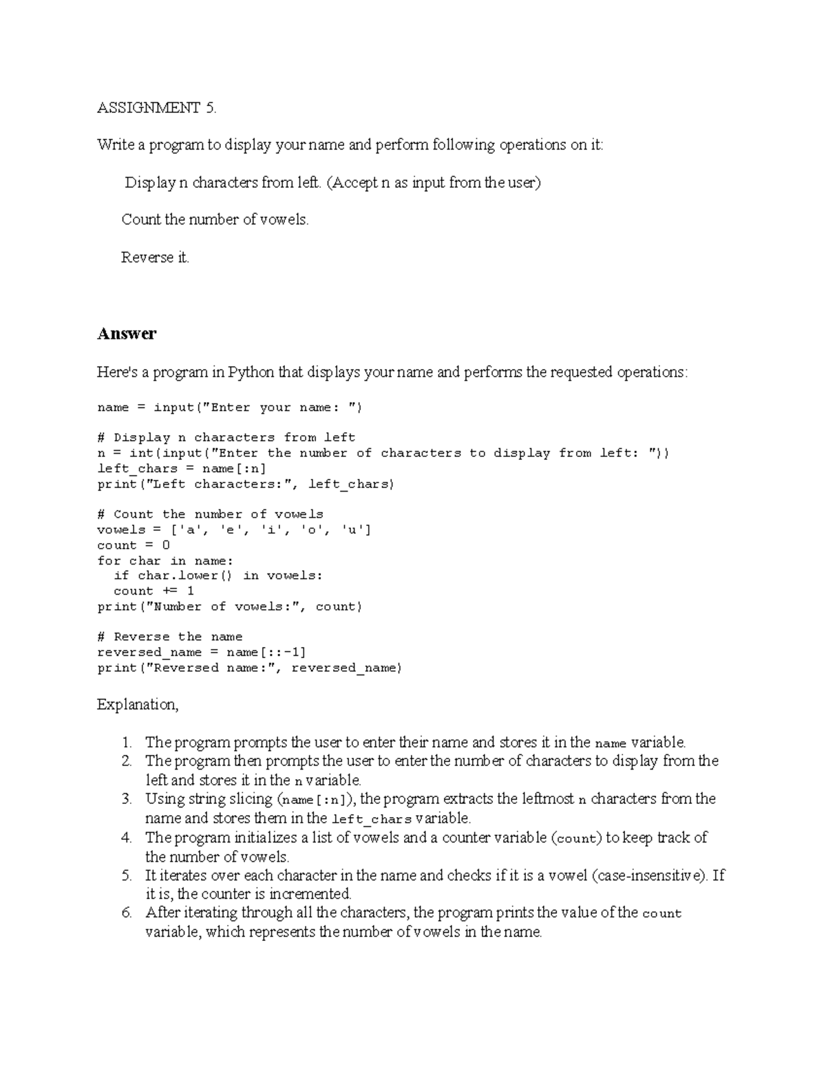 Assigment 5 053513 - Information technology research - ASSIGNMENT 5 ...