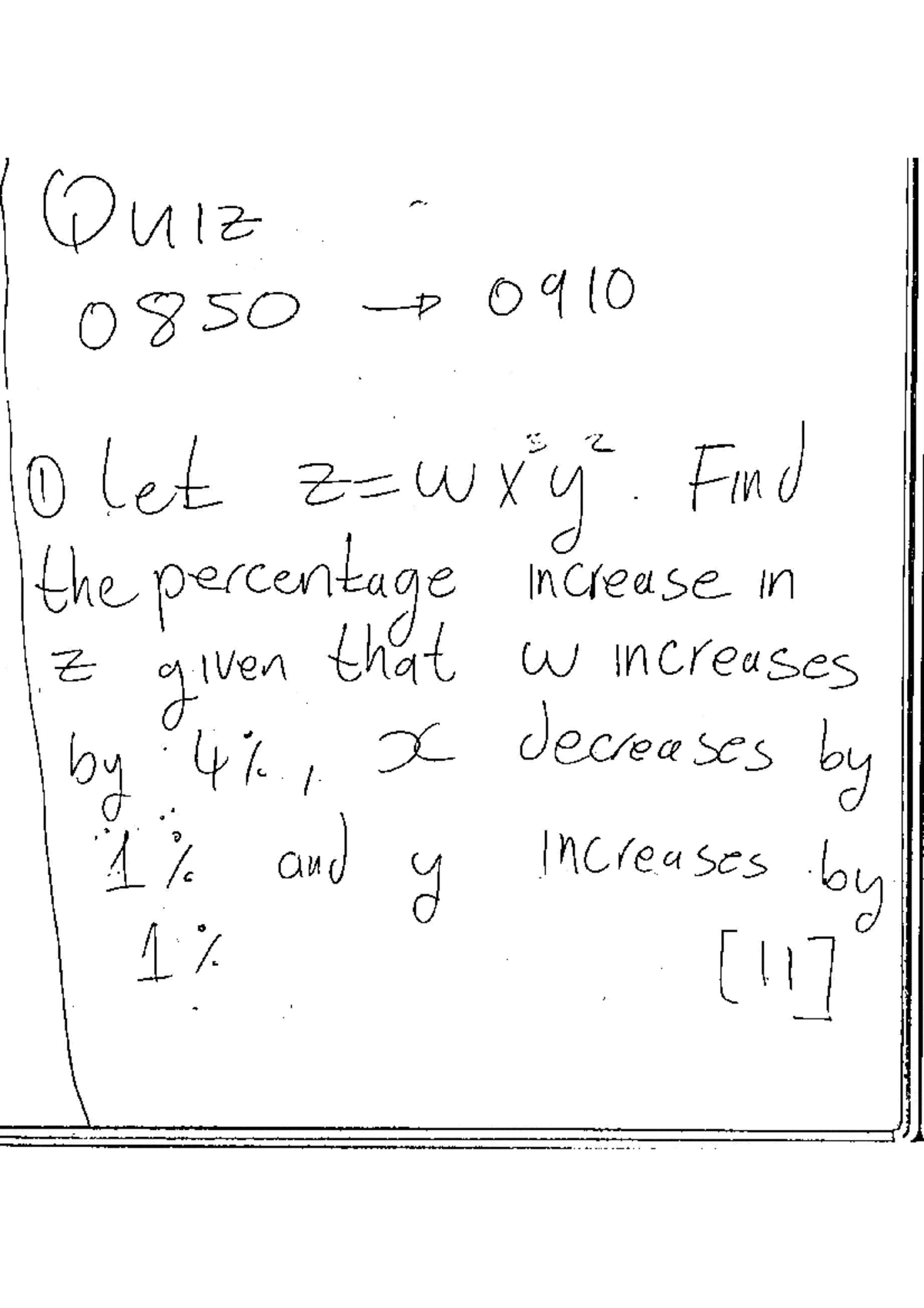 MAT 291 (Class QUIZ) - tutorial questions - Engineering Mathematics ...