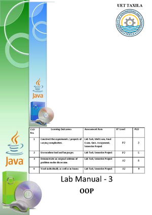 OOP Quiz [18-SE-63] - Assignment related to object oriented programming ...