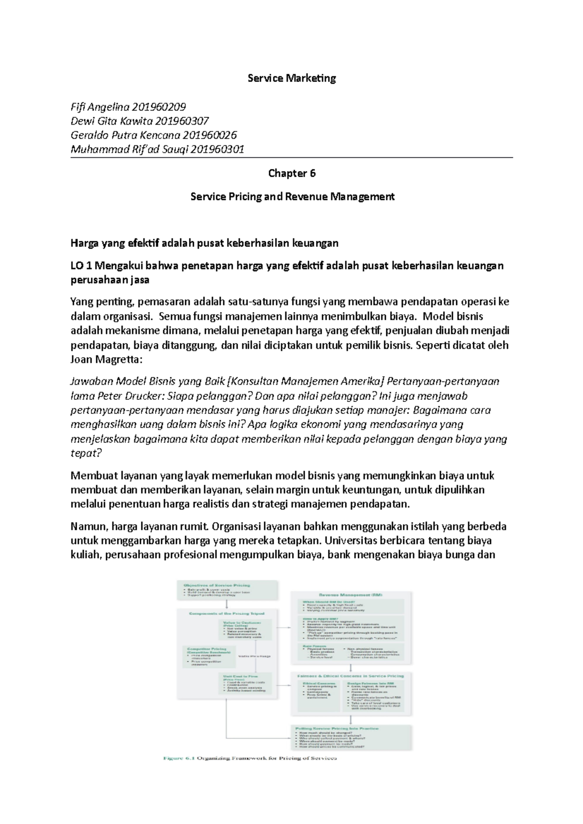 Resume chapter 6 service marketing - Marketing Management - TSM - Studocu