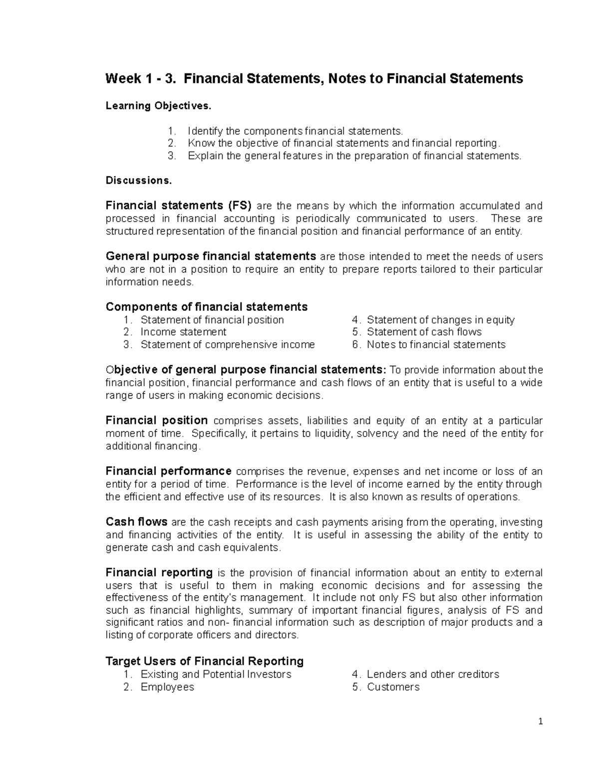 AIS 13 Module week 1 to 3 - Business Management taxation- Accounting ...