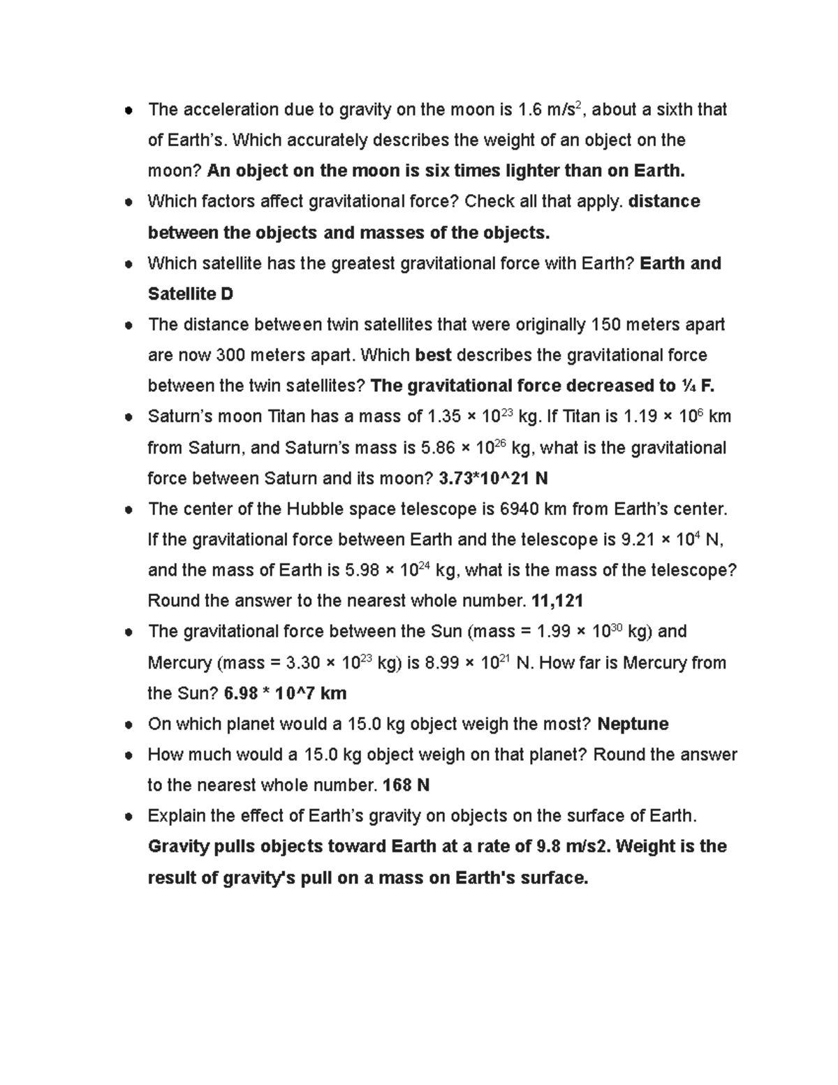 What Is Universal Law Of Gravitation Short Answer - Free Worksheets ...