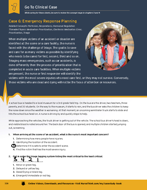 conceptual case study - 302 Clinical Cases & Exemplars NurseThink Go To Clinical Case 302 Online ...