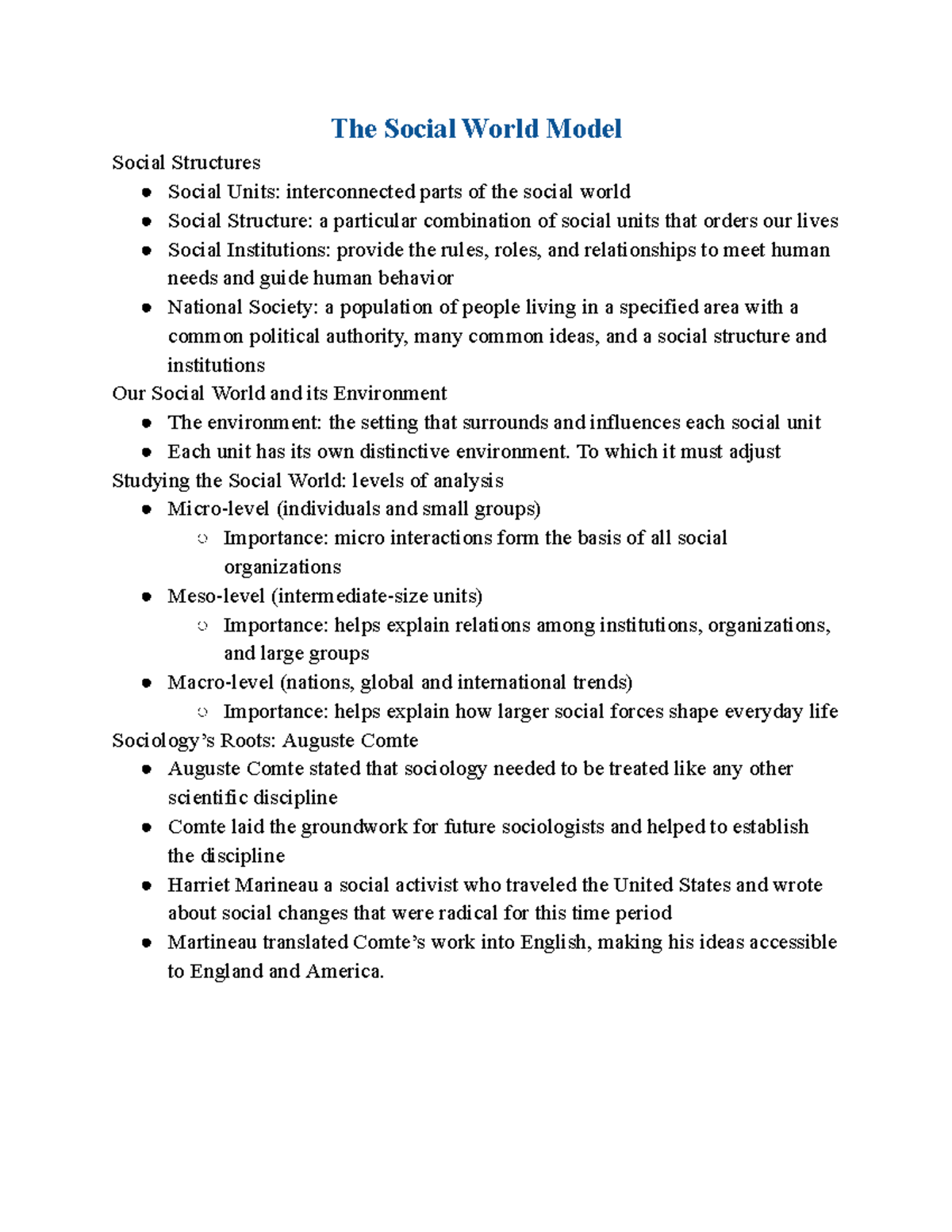 SOC-1 30 - Google Docs - These are in detailed notes of sociology ...