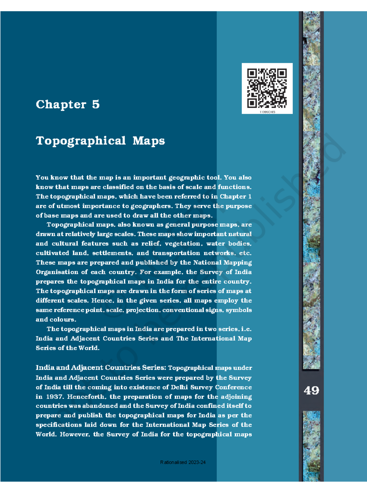 Toposheet interpretation - 49 Topographical Maps Chapter 5 ...