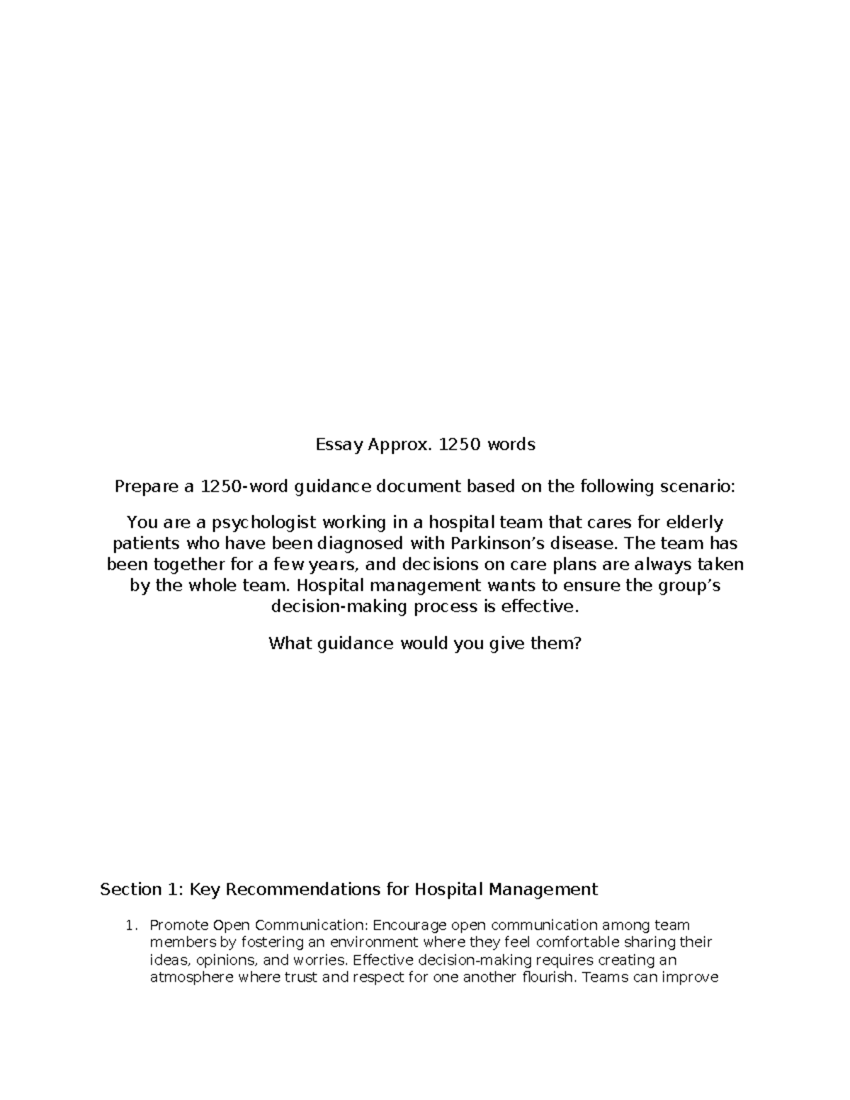 Copy 2 TMA01 mental health and couselling copy - Essay Approx. 1250 ...