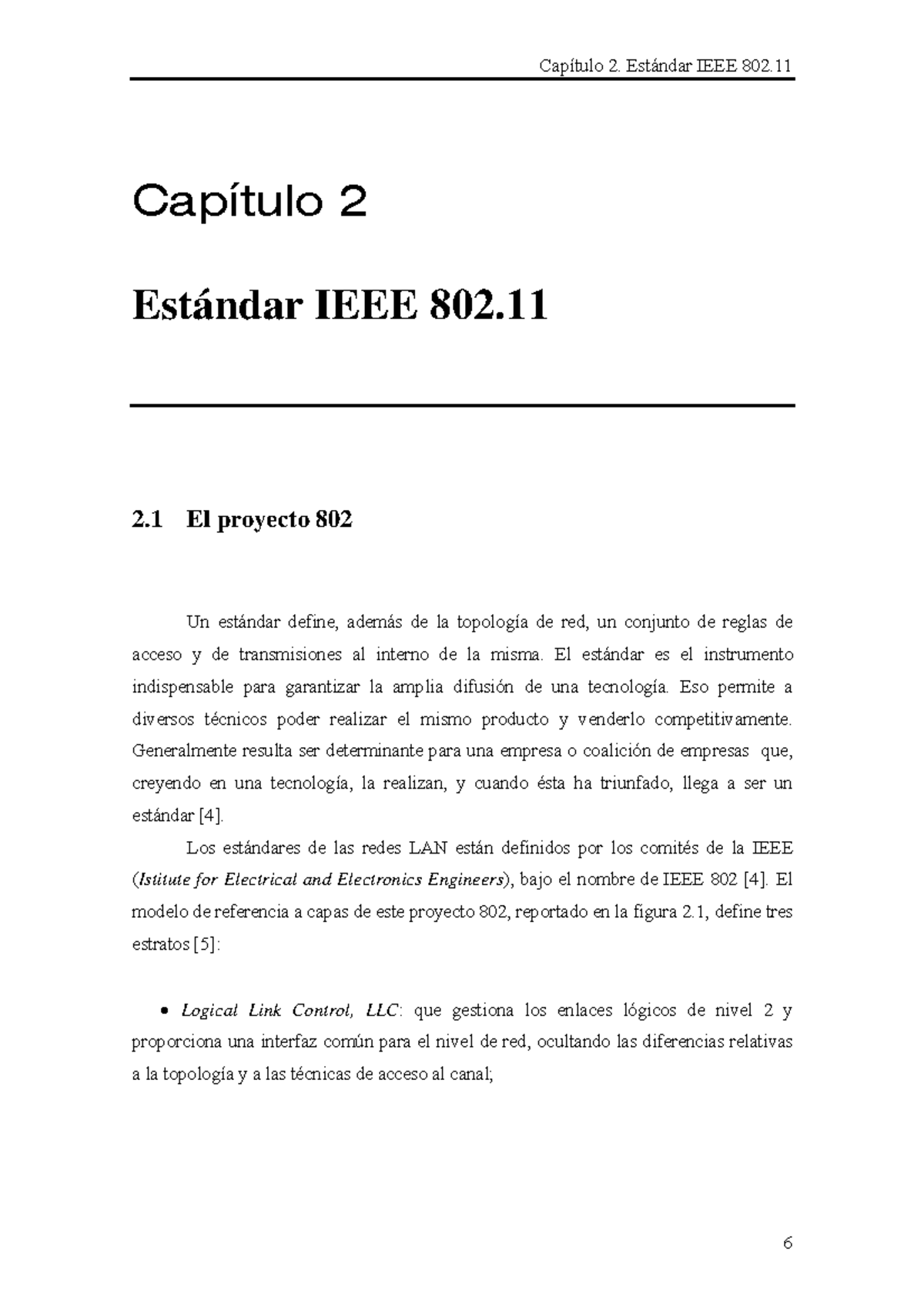 Descripcion de los estandares IEEE - Capítulo 2 Estándar IEEE 802. 2 El ...
