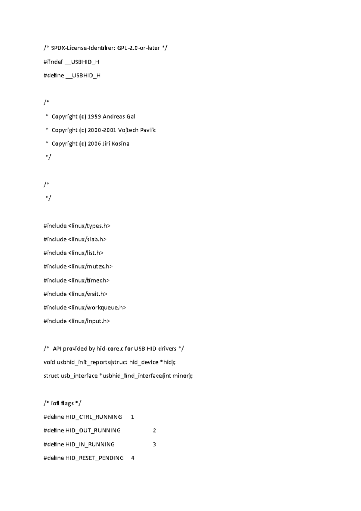 Usbhid - driver - /* SPDX-License-Identifier: GPL-2-or-later */ #ifndef ...