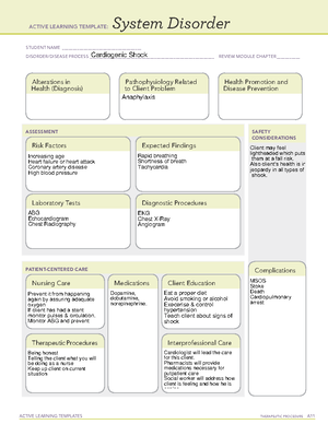 Epinephrine - ACTIVE LEARNING TEMPLATES THERAPEUTIC PROCEDURE A ...