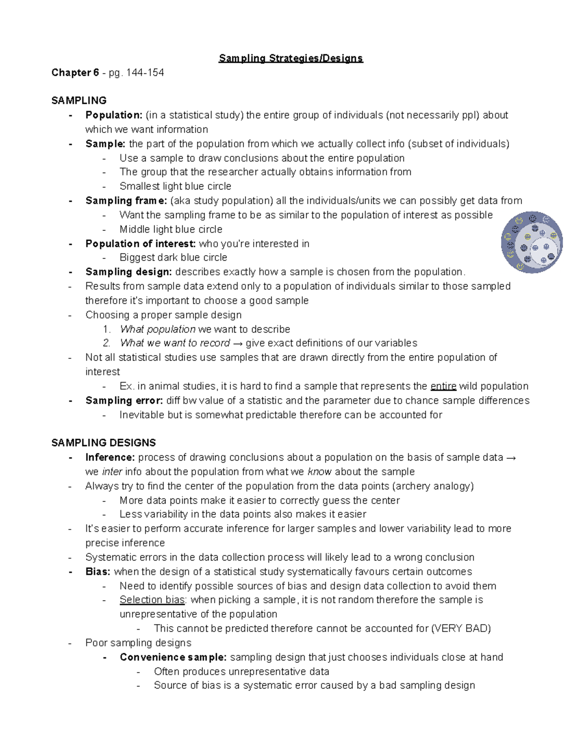 1 - sampling strategies designs - Sampling Strategies/Designs Chapter 6 ...