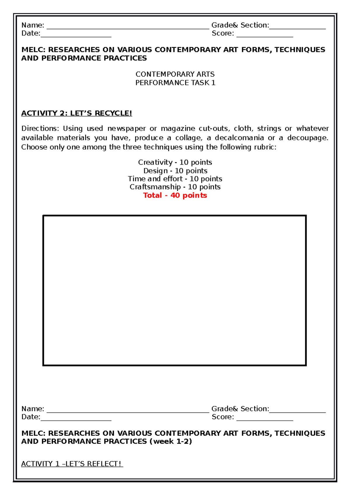 Contempoperformancetask - Name ...