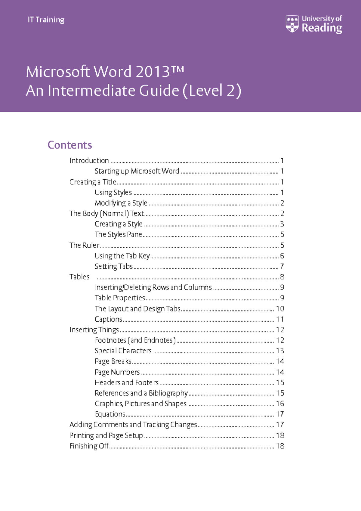 Wordinter 13-2 - Read only - Microsoft Word 2013™ An Intermediate Guide ...