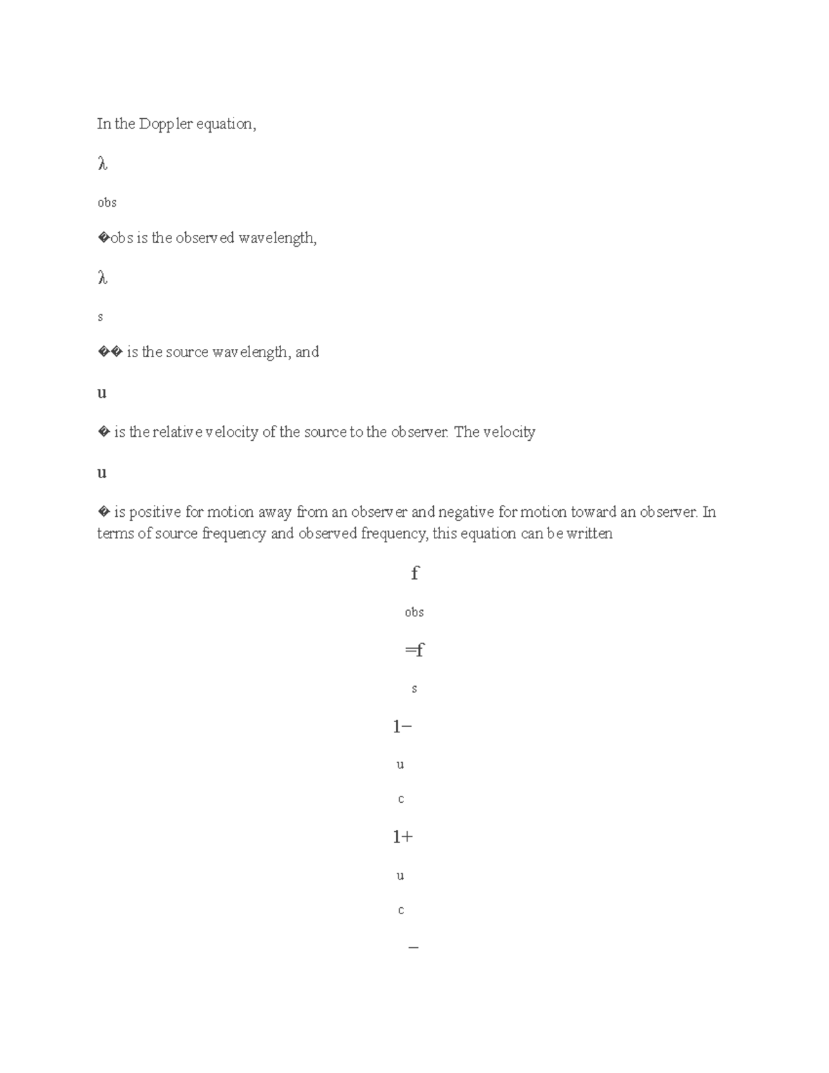 Lesson Note on Relativistic Addition of Velocity 2 - In the Doppler ...