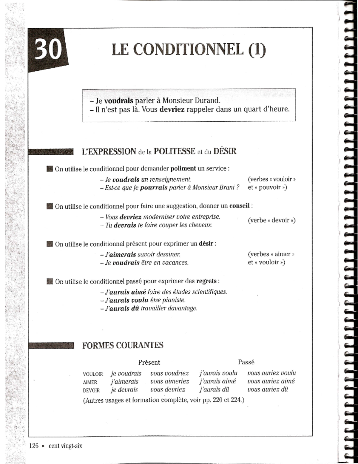 08 Conditionnel Present ET Passe ET Hypotheses - : \ 1 ( : : _ , > ~" r ...