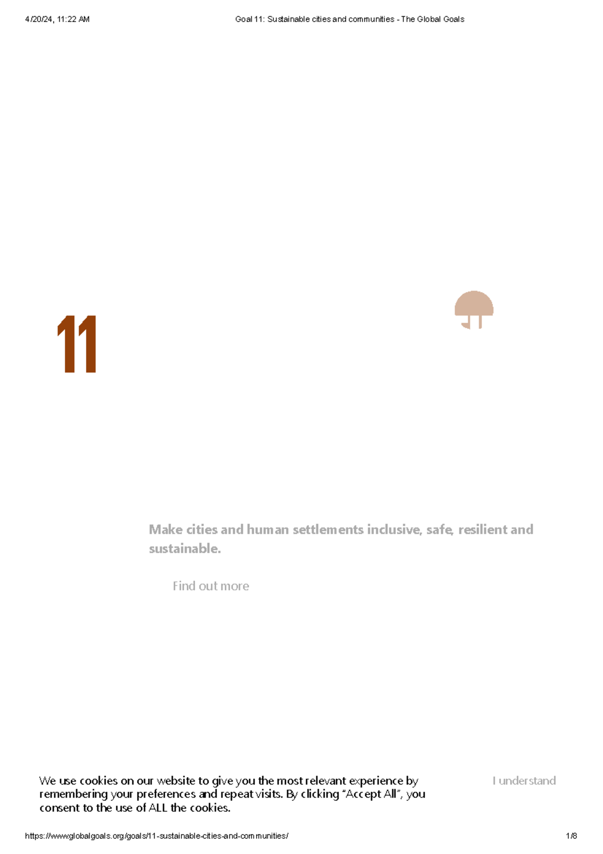 Goal 11 Sustainable cities and communities - The Global Goals - 11 Make ...