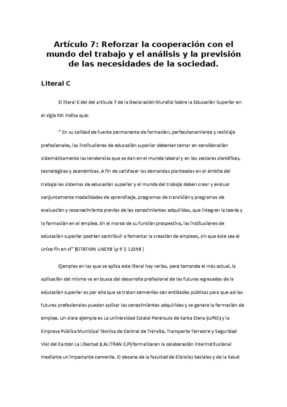 Artículo 7 C-D - Setup - Artículo 7: Reforzar la cooperación con el ...