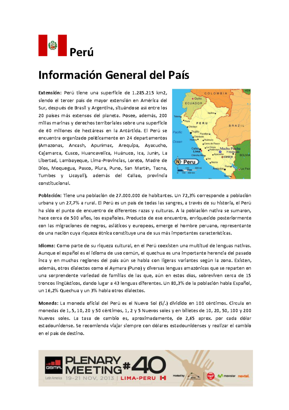 PERU-INFO-ESP Infografía - Per ̇ InformaciÛn General del PaÌs ExtensiÛn ...