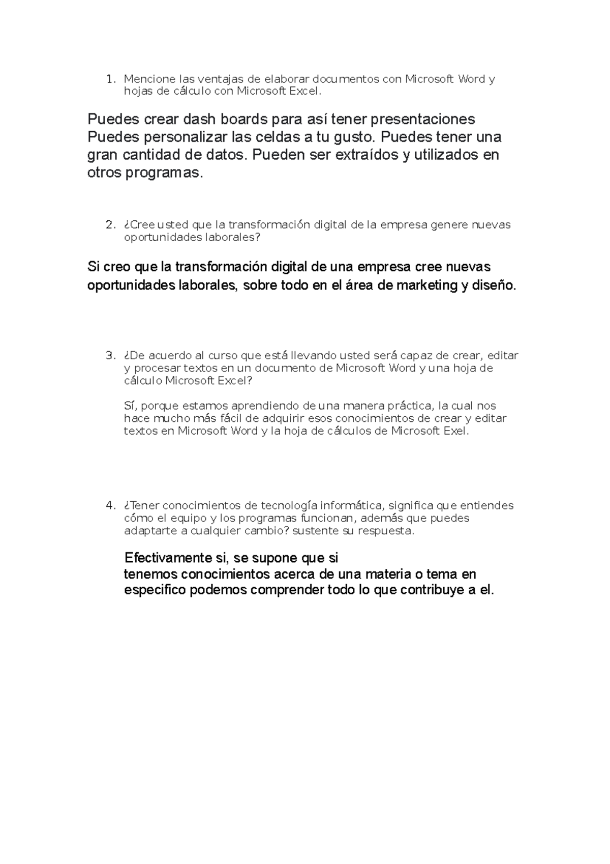 Mencione las ventajas de elaborar documentos con Microsoft Word y hojas ...