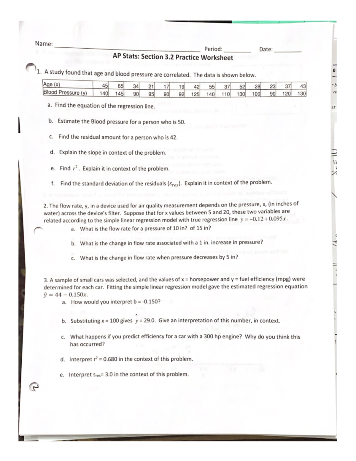 Section 3.2 Practice Worksheet - Studocu