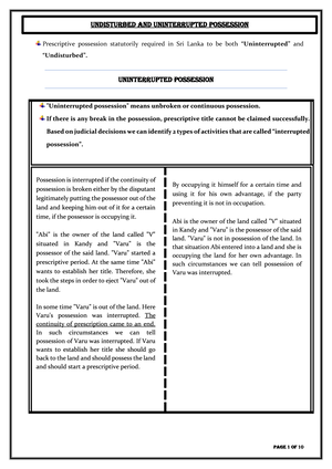 Possessory remedies 😍 - Remedies under property law. The concept of ...