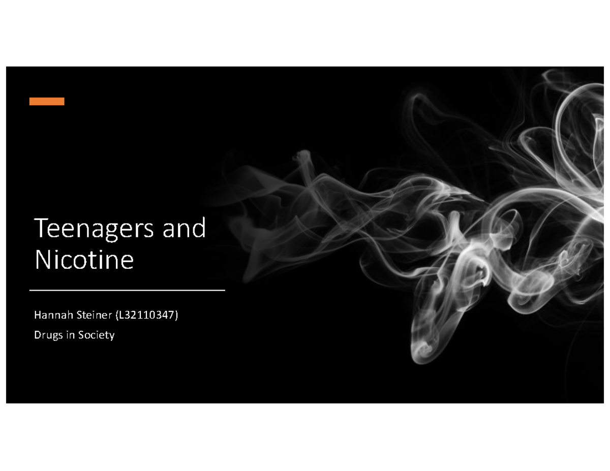 Drug Abuse Prevention Multimedia Presentation Assignment - Teenagers ...