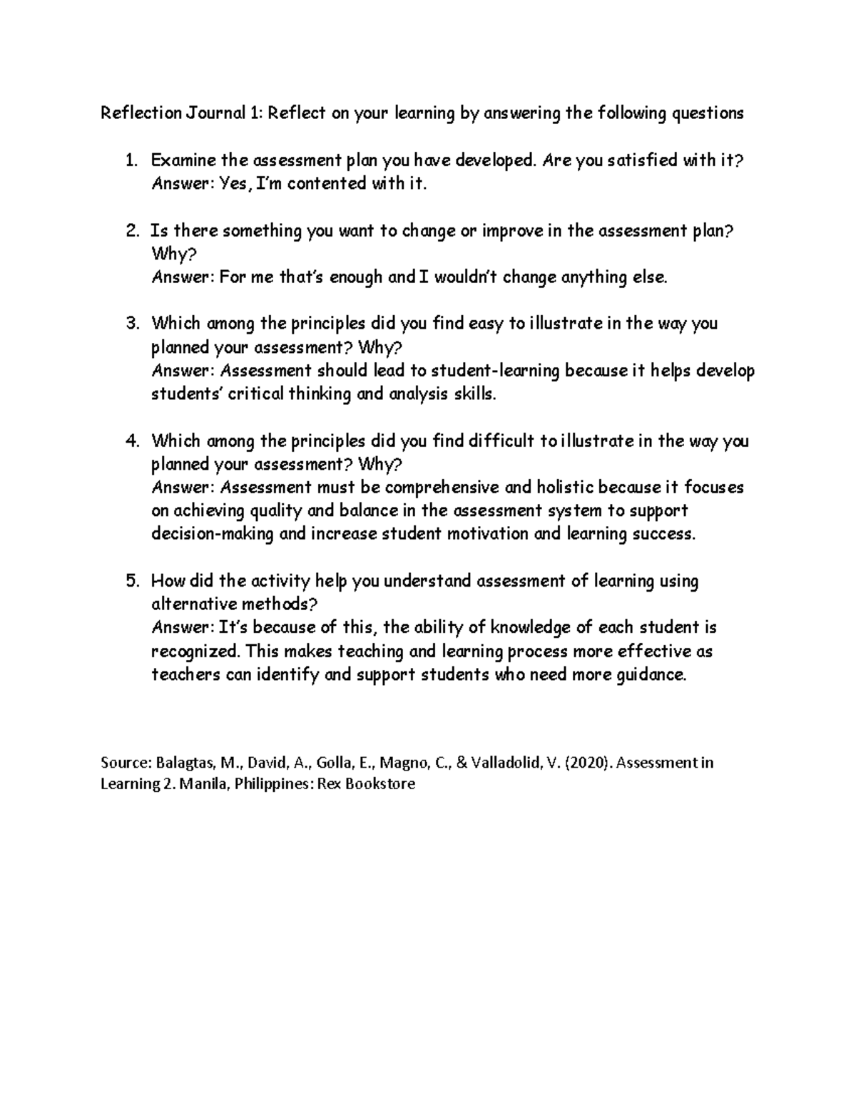 Reflection Journal 1 - Learning is more fun. - Reflection Journal 1 ...