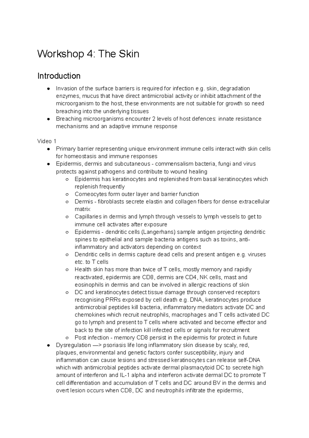 The Skin Module - Workshop 4: The Skin Introduction Invasion of the ...